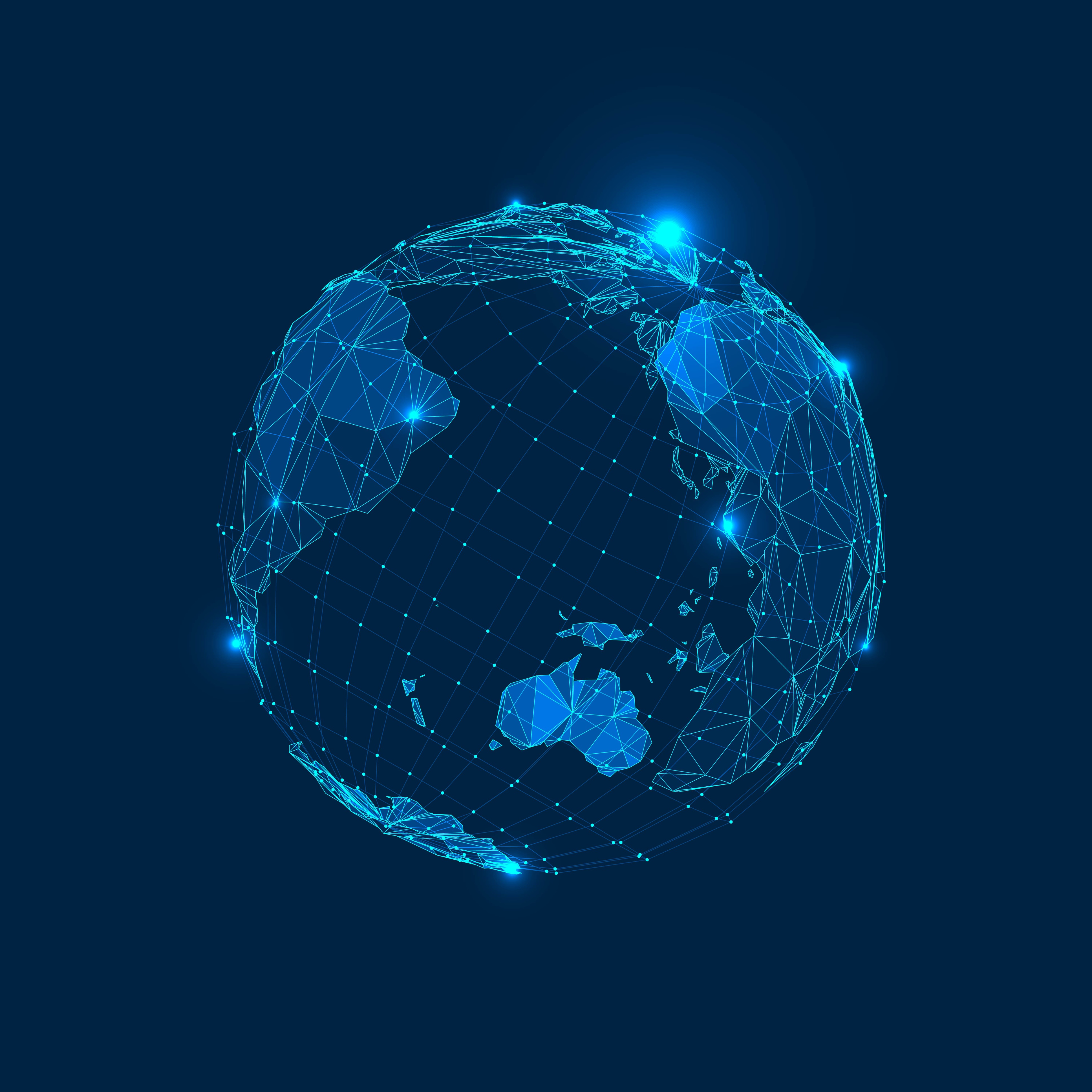 Abstract Triangles Planet Earth in Space. - GDP Consulting LLC Abstract Triangles Planet Earth in Space. - GDP Consulting LLC